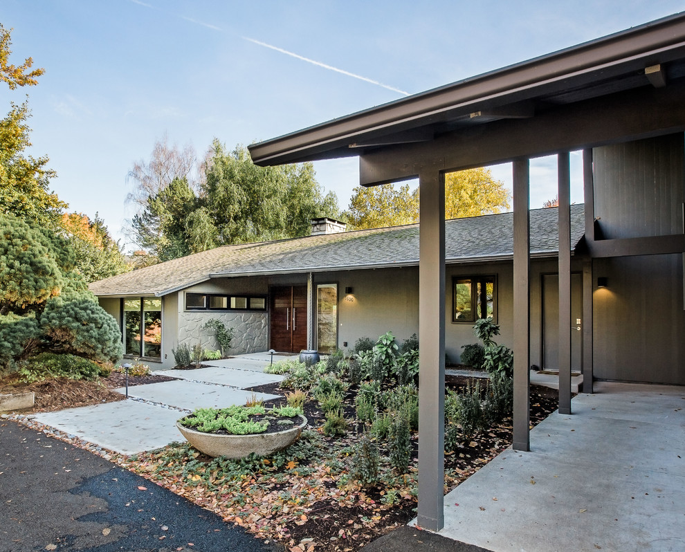 Midcentury Ranch Reno - Contemporary - Exterior - Portland - by M.O ...