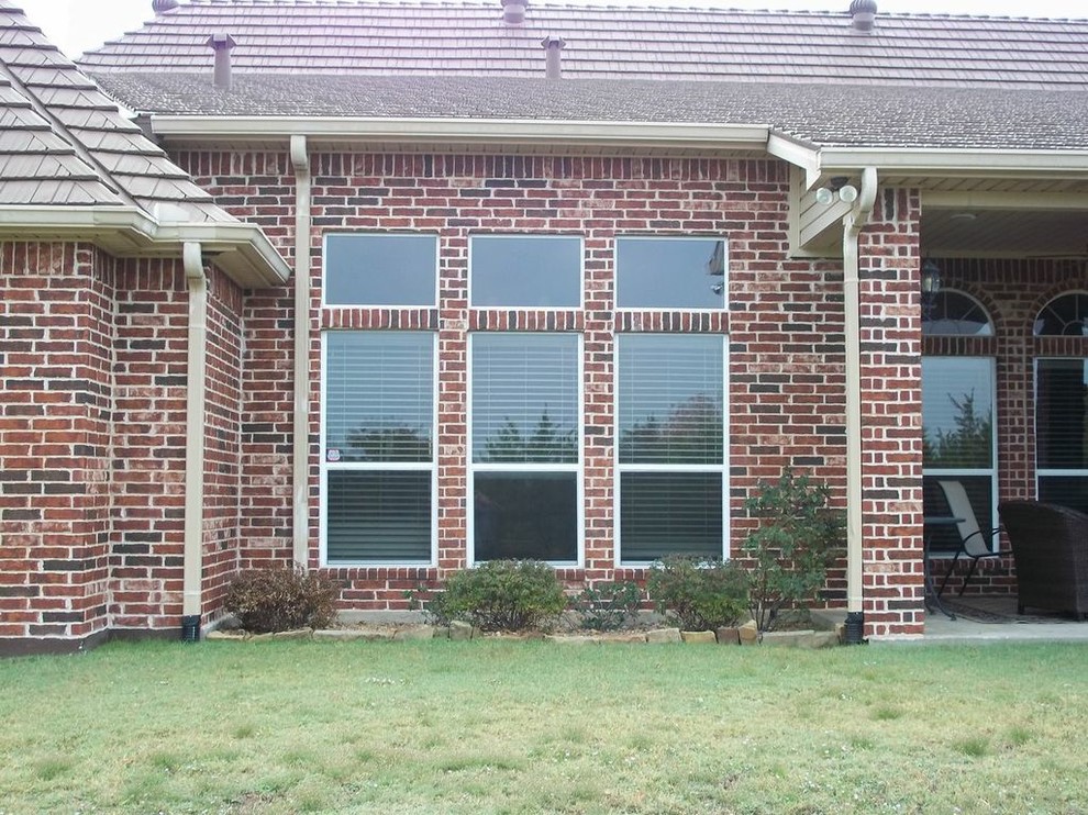 Milgard Style Line White Vinyl Window Installation - Traditional ...