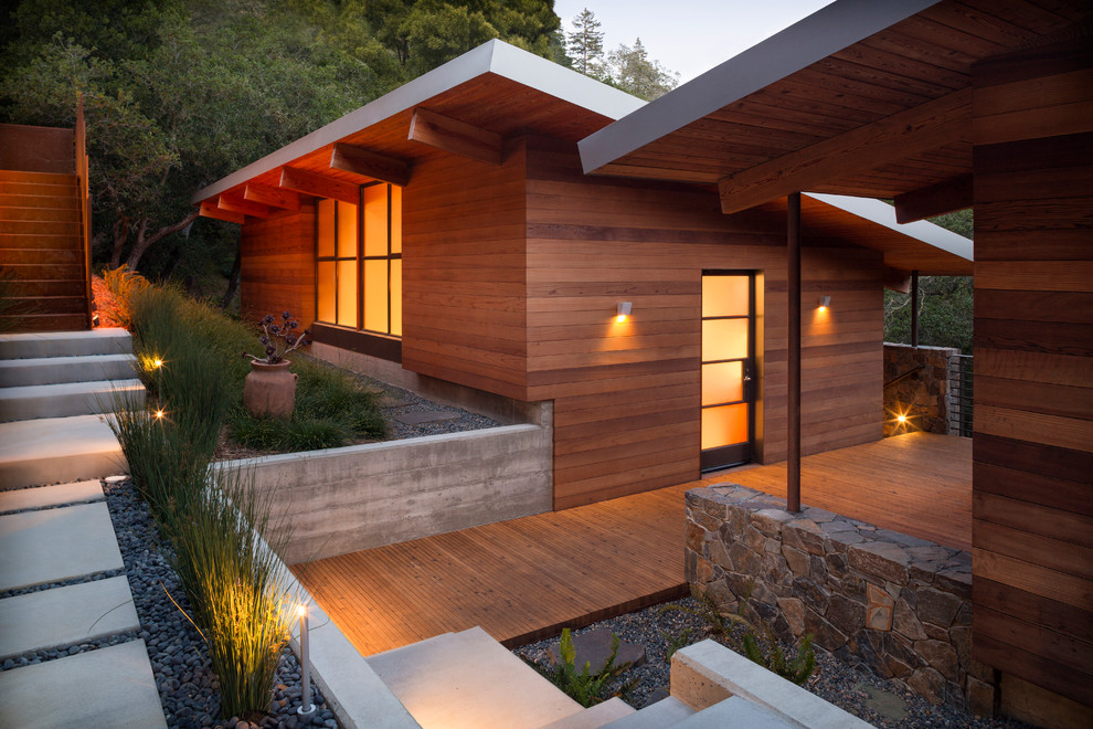 Mill Valley Modern Guest House & Garage Addition - Contemporary ...