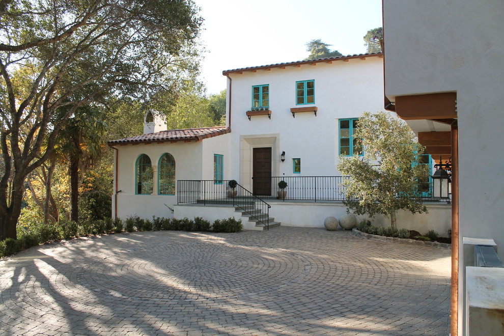 Minimalist Spanish Colonial - Méditerranéen - Façade - San Francisco ...