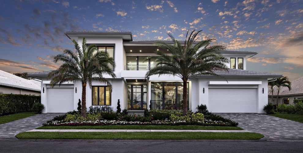 Modern 2-Story Home - Modern - Exterior - Miami - by Ellish Builders ...