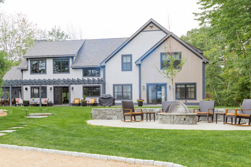 Modern & Rustic Lake House - Rustic - Exterior - Boston - by Refined ...