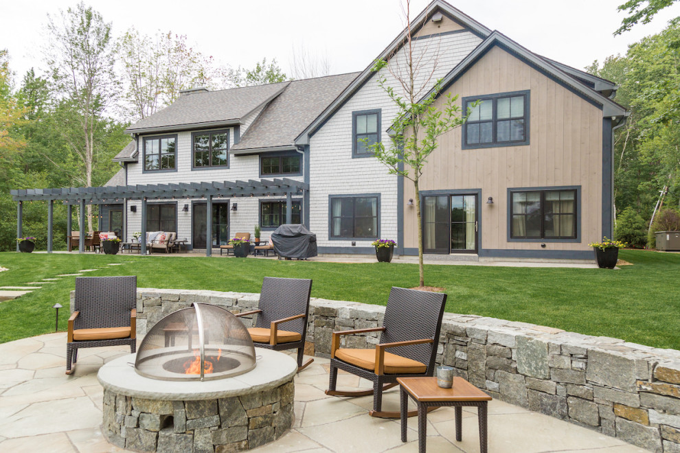 Modern & Rustic Lake House - Rustic - Exterior - Boston - by Refined ...