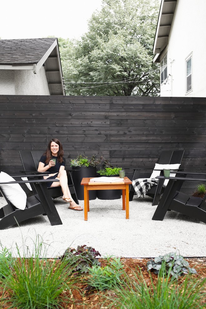 Modern Backyard Makeover with the Fauxmartha - Modern - Patio ...