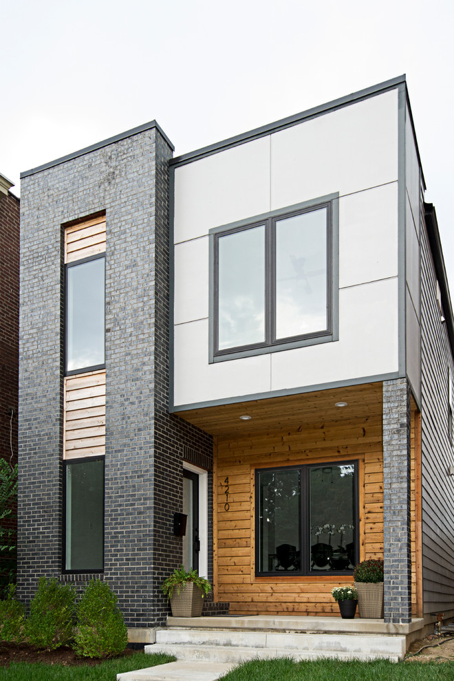 Modern City Infill House - Modern - Exterior - St Louis - by Tim ...