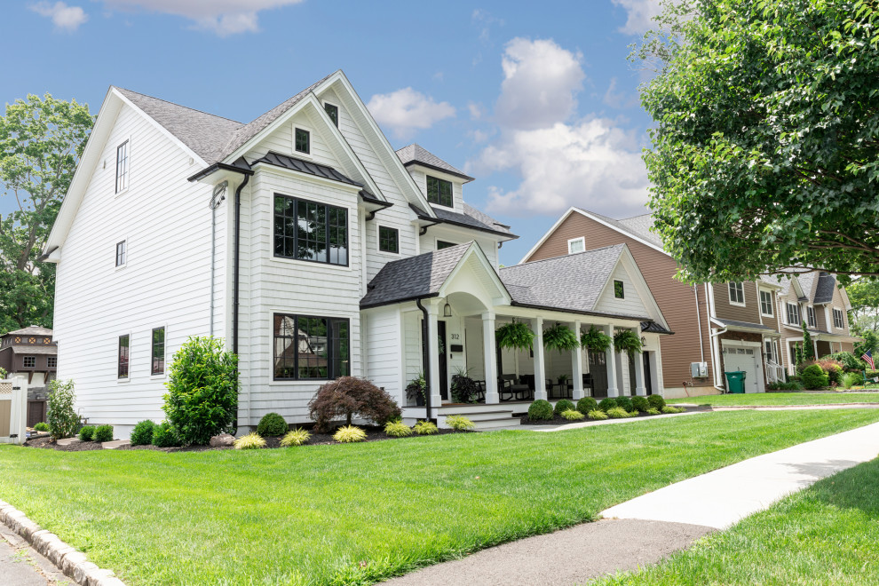 Modern Farmhouse Addition & Renovation - Farmhouse - Exterior - New ...