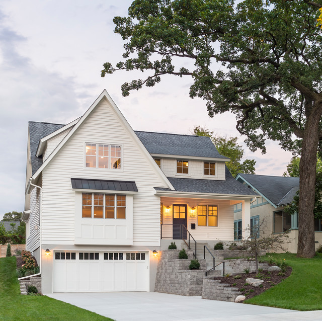 Modern Farmhouse - Transitional - House Exterior - Minneapolis - by ...