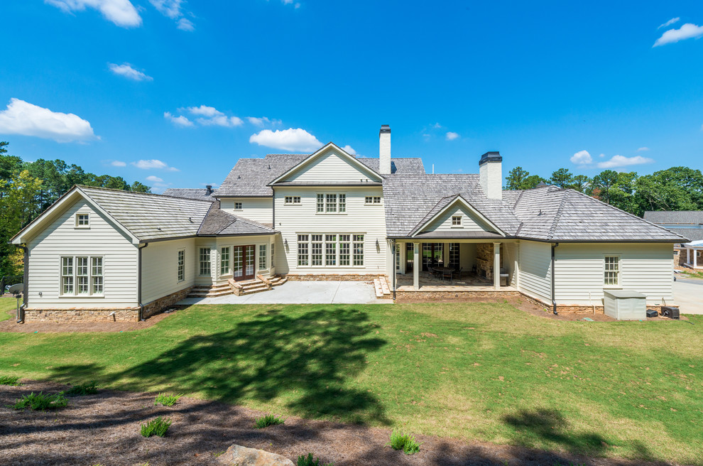 Modern Farmhouse - Campagne - Façade - Atlanta - par Anker Custom Homes ...