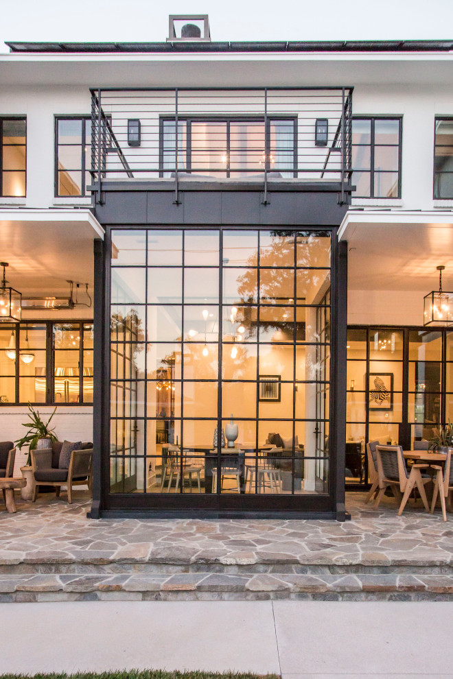 Modern Farmhouse in La Canada Flintridge - Farmhouse - Exterior - Los ...