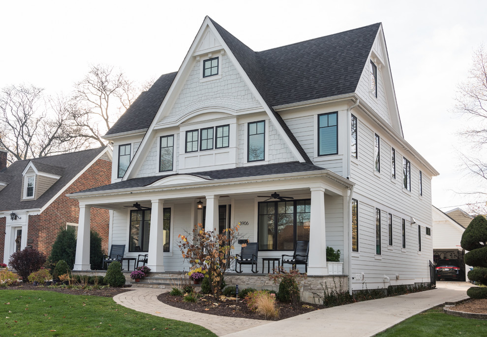 Modern FarmHouse - Transitional - Exterior - Chicago - by Jacqi ...