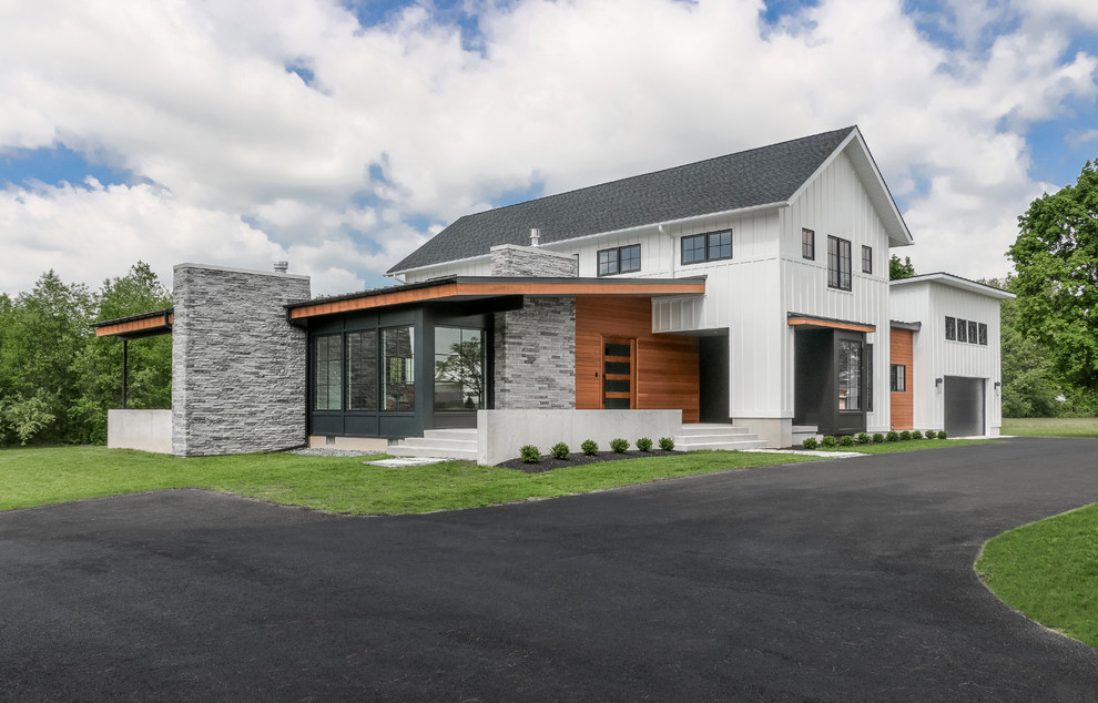 Modern Farmhouse- Personal Residence - Farmhouse - Exterior ...