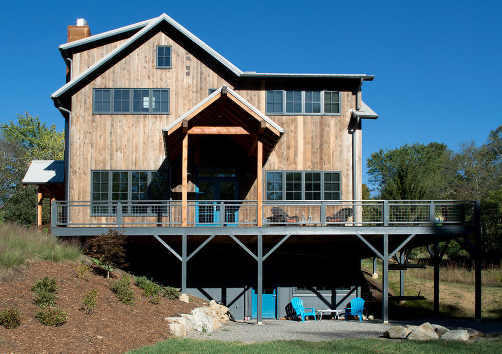 Modern Farmhouse - Campagne - Façade - Autres périmètres - par Satori ...