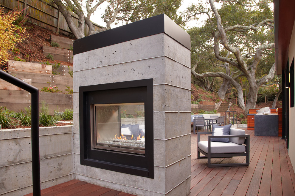 Modern Fireplace - Moderne - Façade - San Francisco - par Simmonds ...
