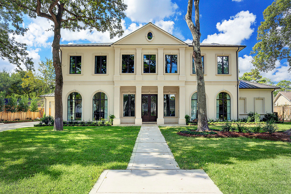 Modern French Neoclassical-150102 - Traditional - Exterior - Houston ...