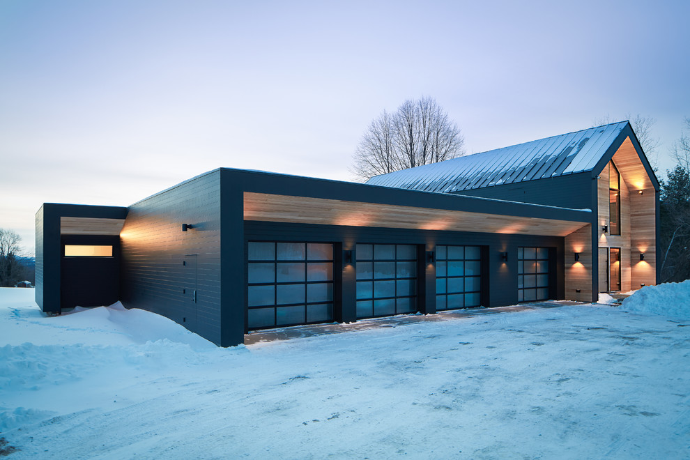 Modern Gable - Modern - House Exterior - Burlington - by Birdseye ...