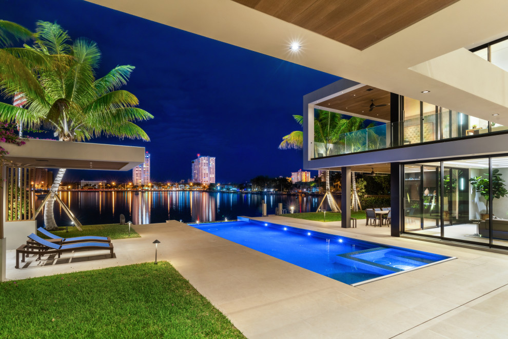 Modern home: Hollywood florida - Contemporary - Exterior - Miami - by ...