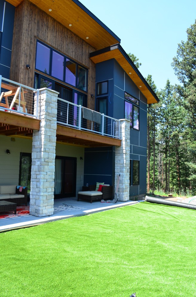 Modern Home - James Hardie Siding - Evergreen, CO - Modern - Exterior ...