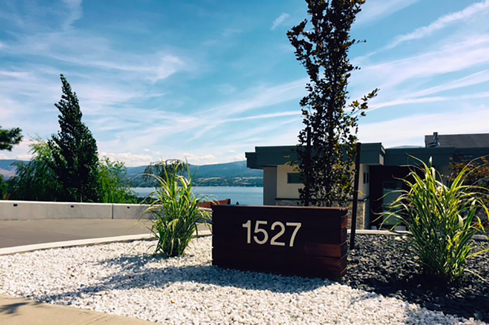 modern house numbers - customer photo - Modern - Exterior - Phoenix ...