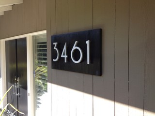 modern house numbers - customer photo - Modern - Exterior - Phoenix ...