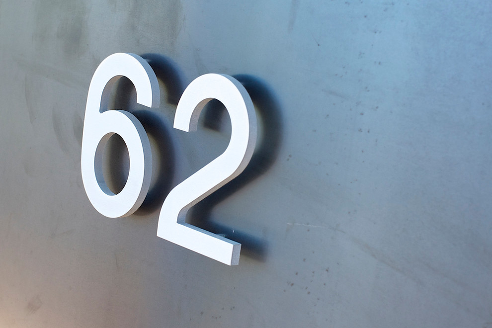 modern house numbers - Modern - Exterior - Phoenix - by Modern House ...