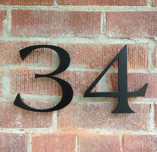 modern house numbers - Modern - Exterior - Phoenix - by Modern House ...