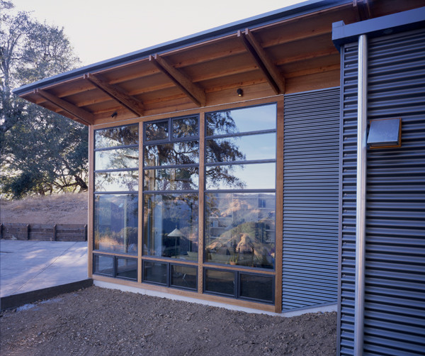 Modern Industrial Exterior - Residential Design - Contemporary ...