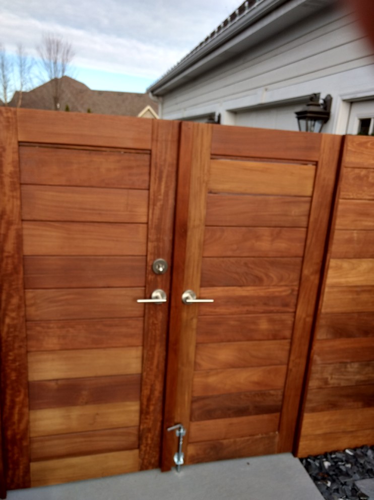 Modern Ipe Back yard - Contemporary - Exterior - Milwaukee - by ...