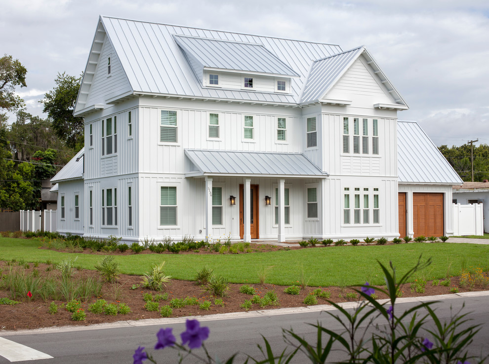 Modern L-shaped Farmhouse 9722 - Farmhouse - Exterior - New York - by ...