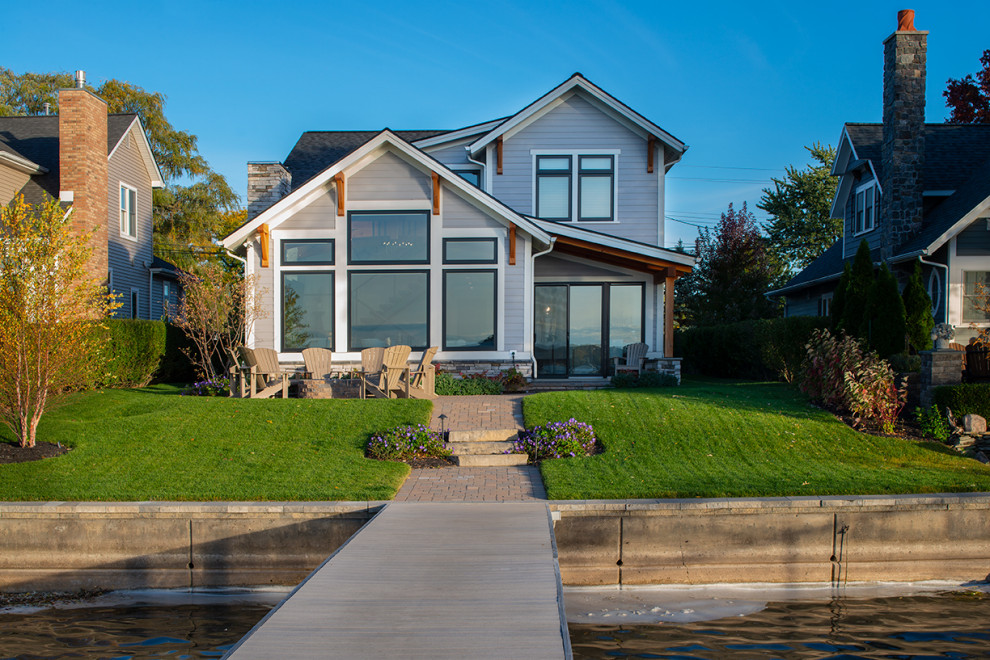 Modern Lake Cottage - Beach Style - Exterior - Other - by Method ...