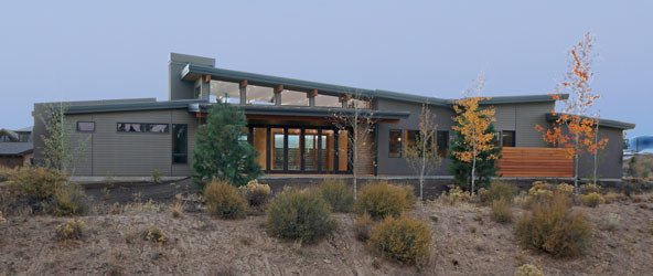 Modern Luxury Ranch House Plan 9772 - Façade - New York - par The House ...