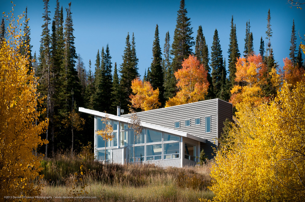 "Modern Mountain Cabin", Colorado Style - Contemporary - Exterior ...