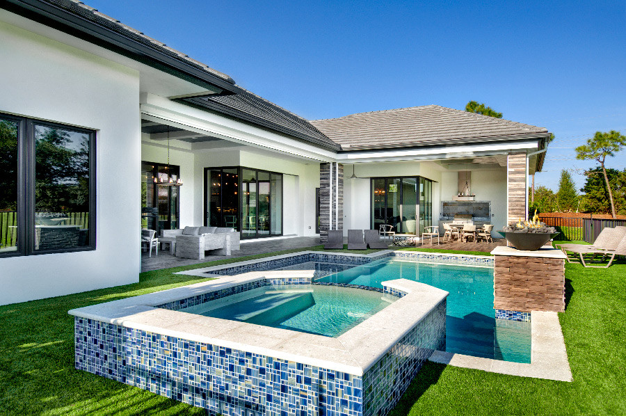 Modern One Story Florida Home - Modern - Exterior - Miami - by Laura of ...