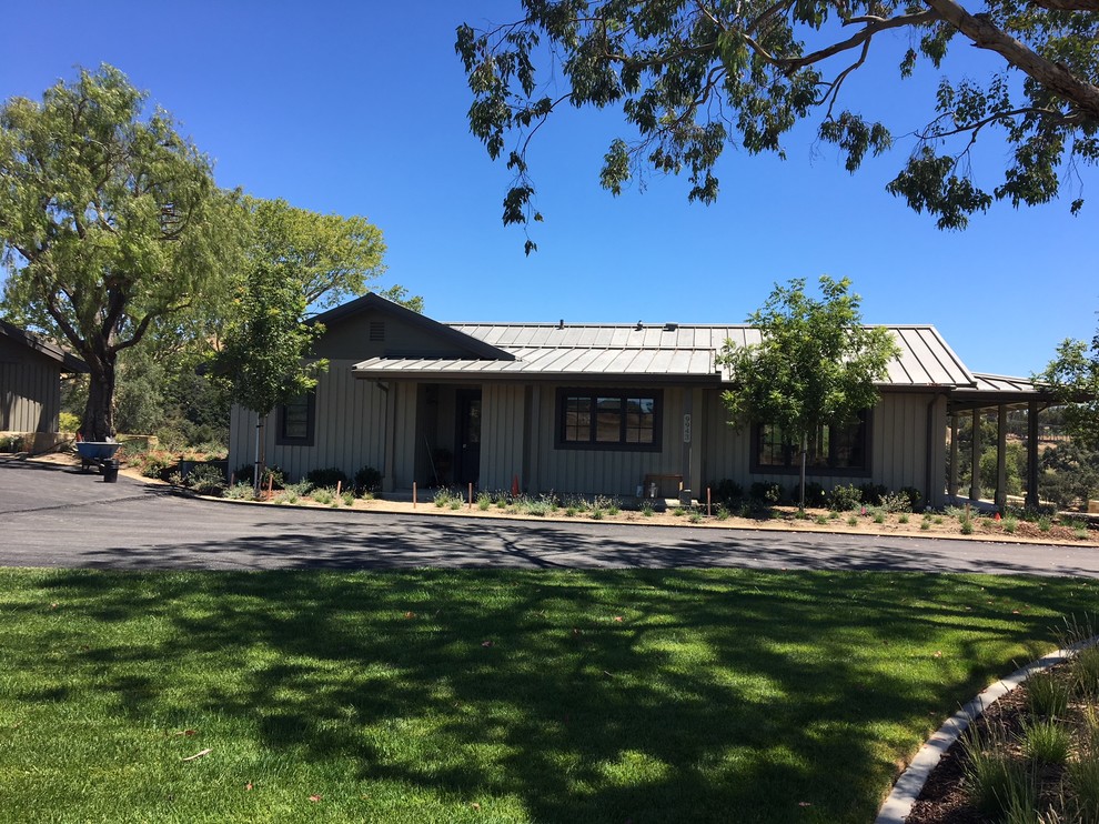 Modern Ranch Estate - Transitional - House Exterior - Santa Barbara ...