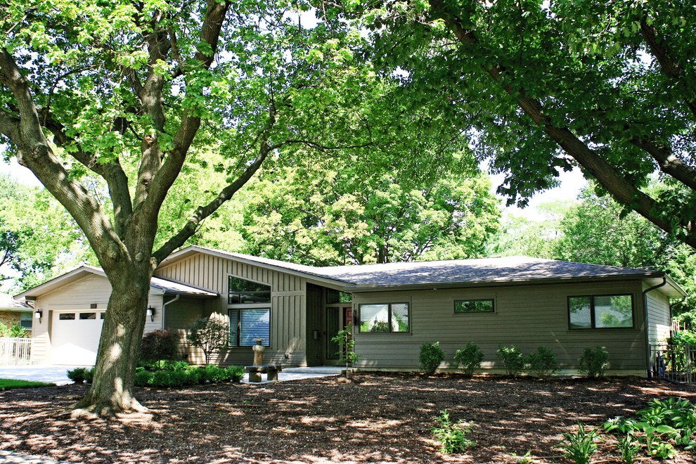 Modern Ranch | New Home - Contemporary - Exterior - Chicago - by gordon ...