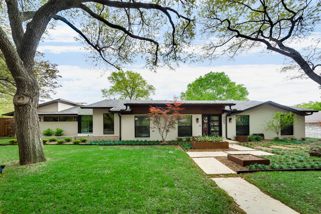 Modern Ranch Style - Exterior - Dallas - by New Leaf Custom Homes ...