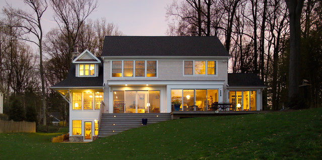Modern Shingle Style - Traditional - Exterior - Baltimore - by Bohl ...