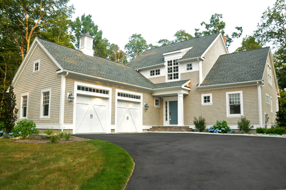 Modern Shingle Style in Connecticut - Transitional - Exterior - New ...