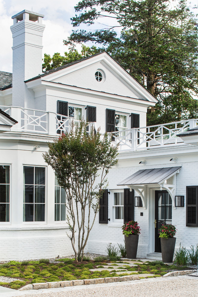 Modern Shoreline Colonial - Transitional - Exterior - New York - by ...