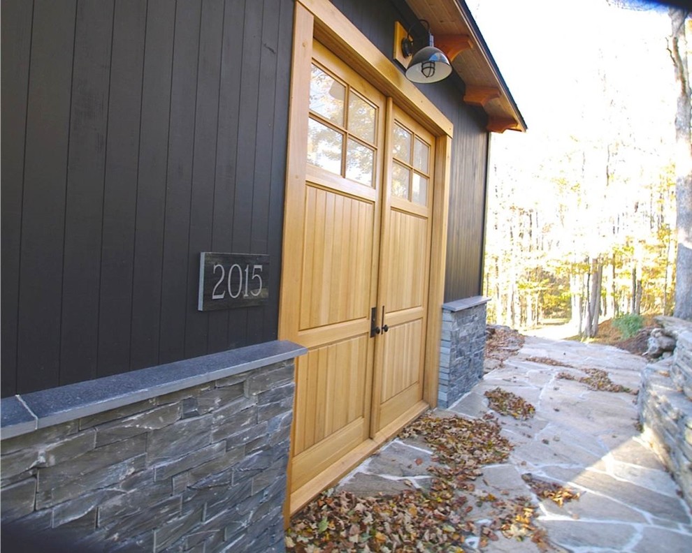 Modern Timber Frame Studio - Modern - Exterior - Burlington - by Davis ...