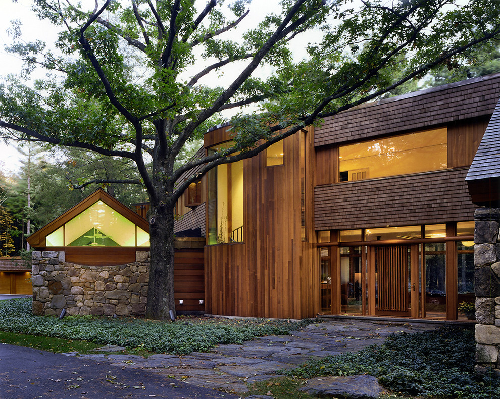 Modern "Tree House" - Contemporary - Exterior - Boston - by OMR ...