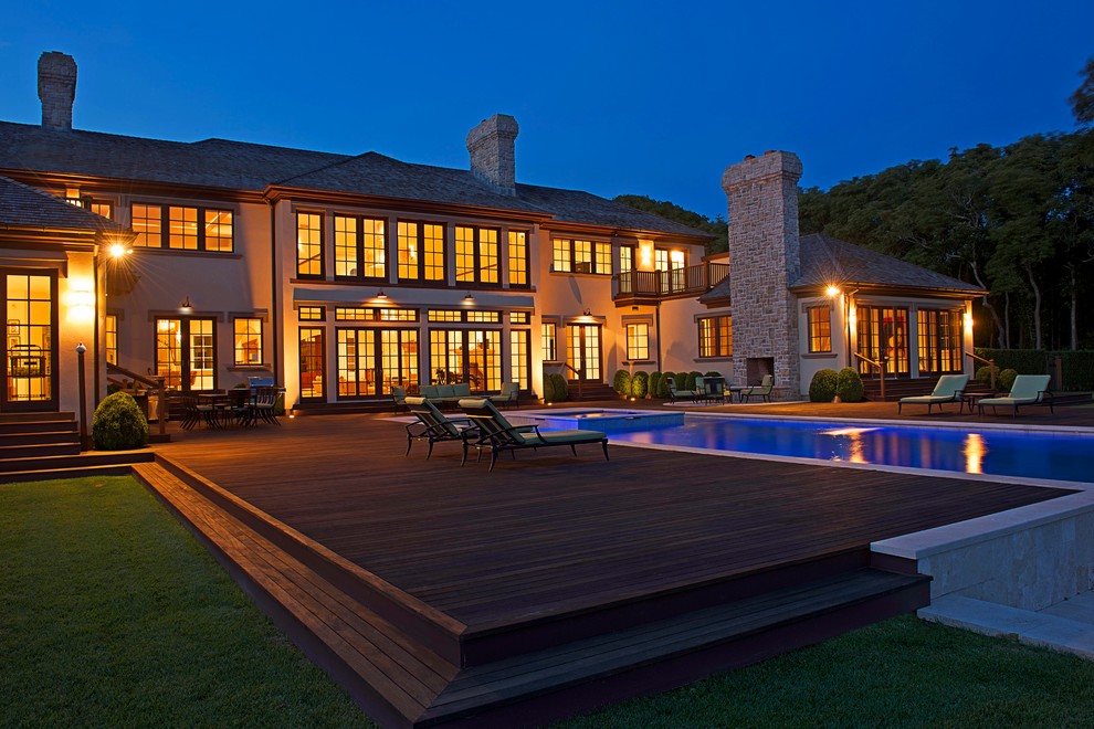 Modern Tuscan Style Home Exterior Gallery