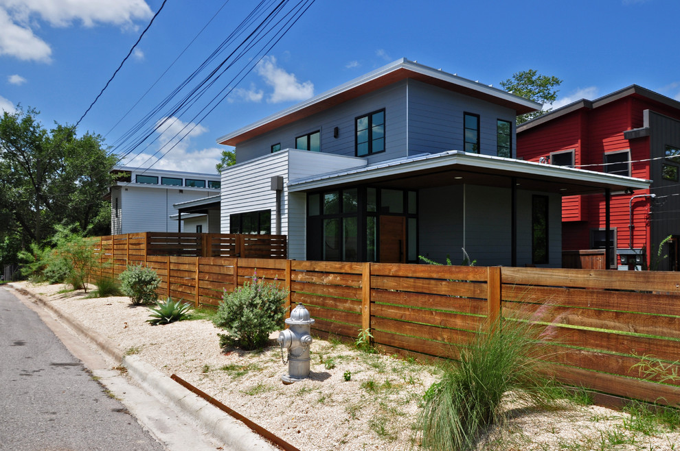Modern Urban Farmhouse + Art Barn - Contemporary - Exterior - Austin ...