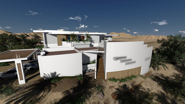 Modern Villa in Oman - Modern - Exterior - Phoenix - by SPACELINEDESIGN ...