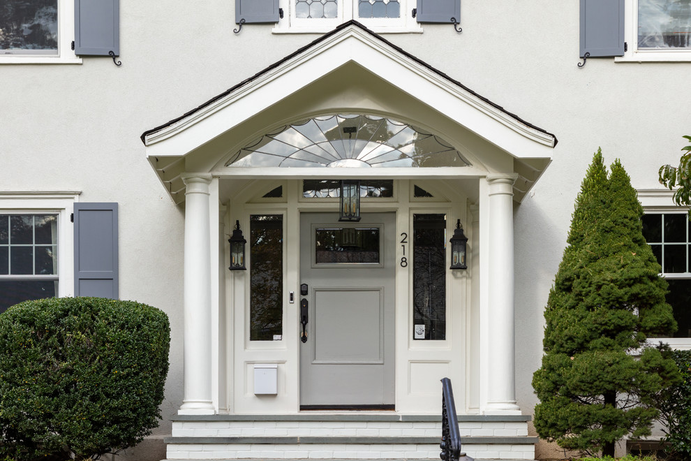 Modernized Center Hall Colonial - Modern - Exterior - New York - by RTH ...