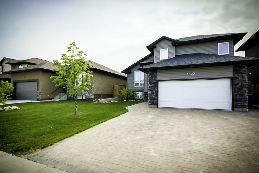 Modified Bi Level - Modern - Exterior - Other - by Saskatoon Real ...