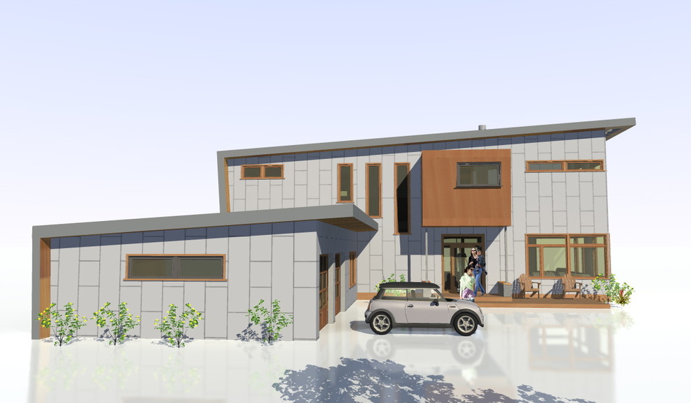 ModPad House - Moderne - Façade - Grand Rapids - par Maxam Architecture ...