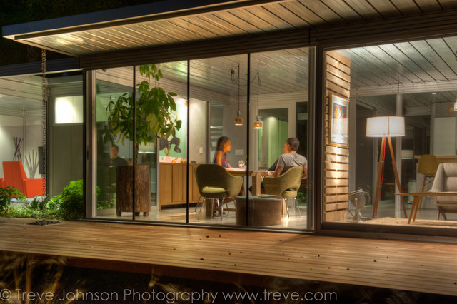 Modular Glass House in Saratoga - Contemporary - House Exterior - San ...