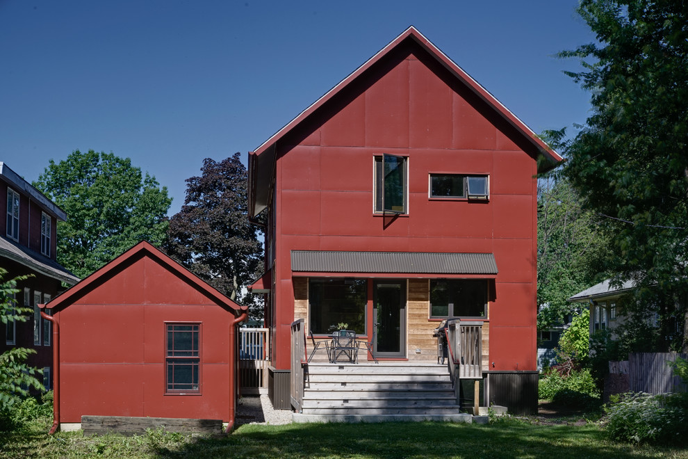 Modular Prefab Modern Farmhouse - Farmhouse - Exterior - Chicago - by ...