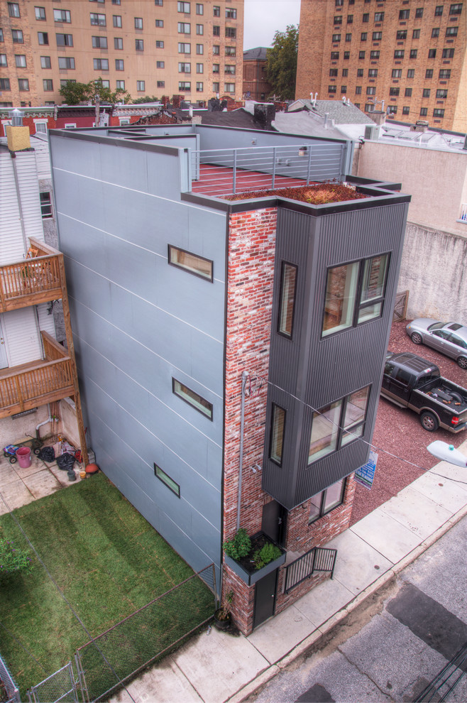 Modular Row Home - Modern - Exterior - Philadelphia - by Re:Vision ...