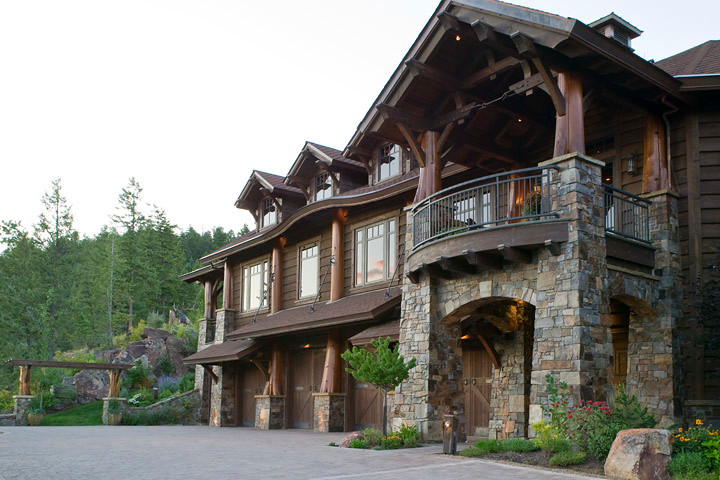 Montana Lodge - Rustic - Exterior - Other - by White Cloud Design | Houzz